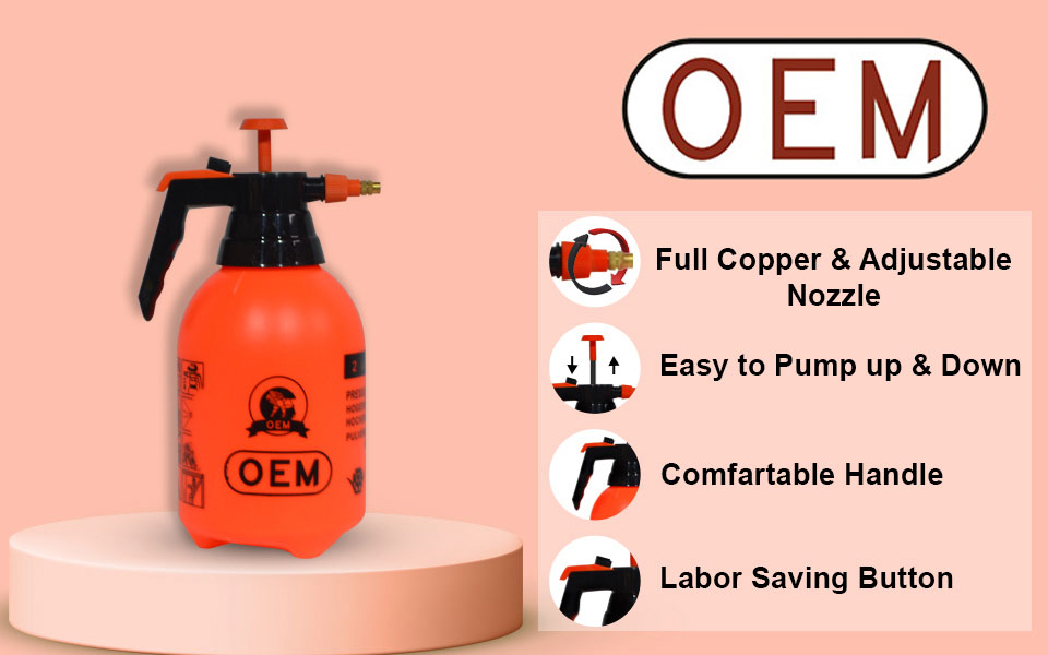 OEM Manual Sprayer 2L Trigger Sprayer and Garden Pump Pressure Sprayer ...