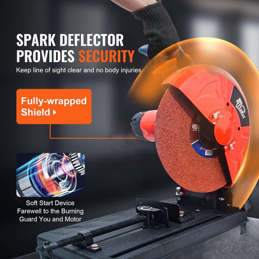 HPD Shakti 14 Inch Chop Saw Machine (355mm) with Free 1pc 14" Cutting ...