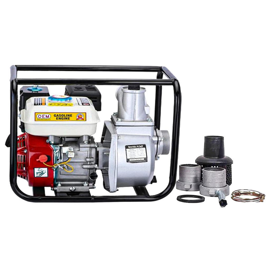 OEM 5.5HP Portable Water Pump | 2-inch Petrol Engine Irrigation