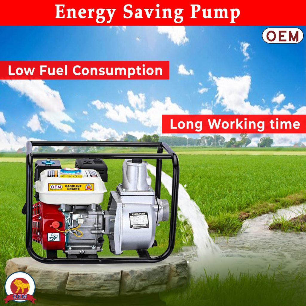 OEM 5.5HP Portable Water Pump | 2-inch Petrol Engine Irrigation