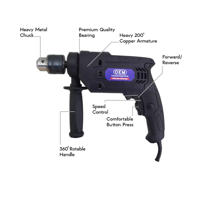 OEM 13mm Impact Drill Kit WITH 6 MONTHS WARRANTY with Variety of Daily ...