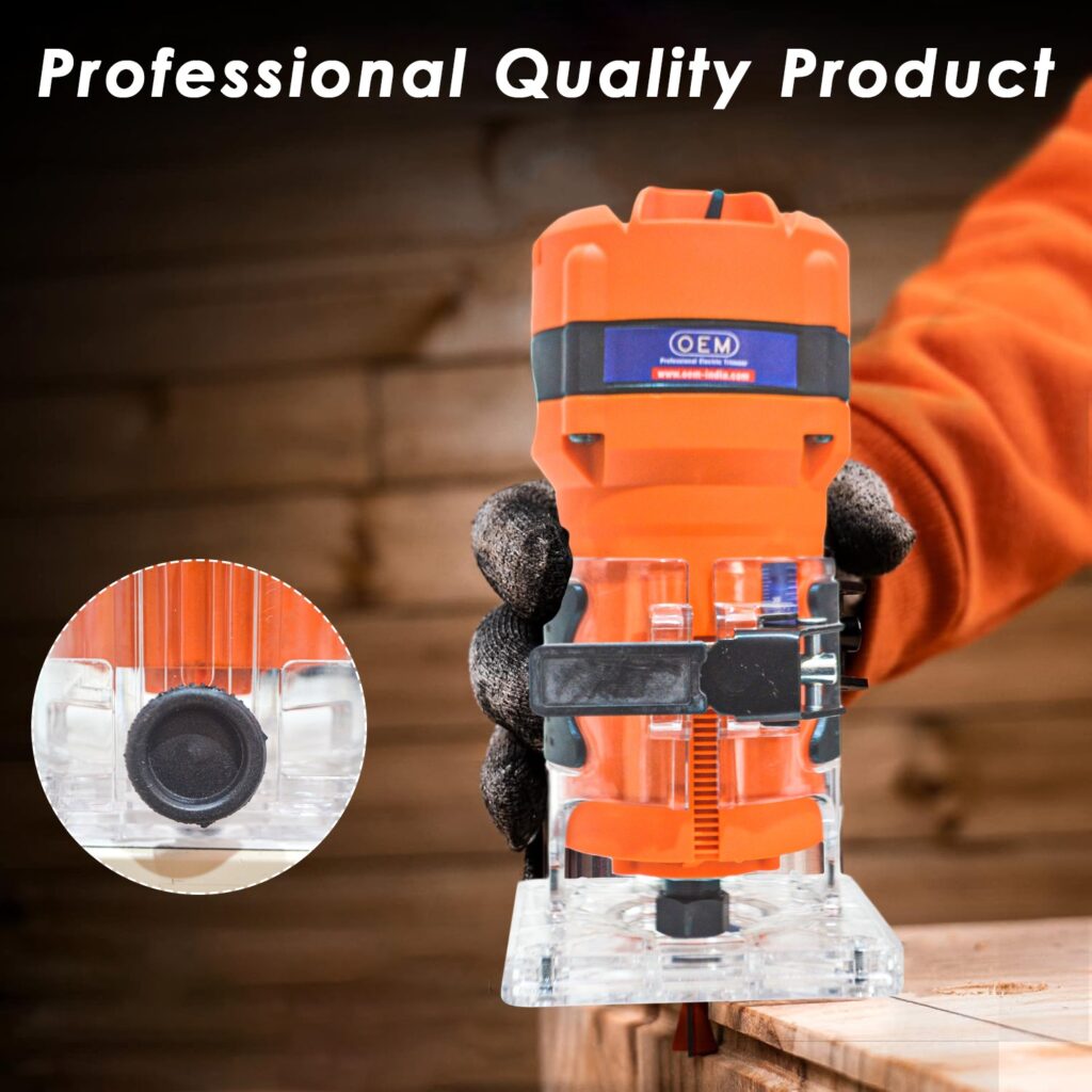 Get Professional 800W Wood Router Copper Motor AdjustableBase